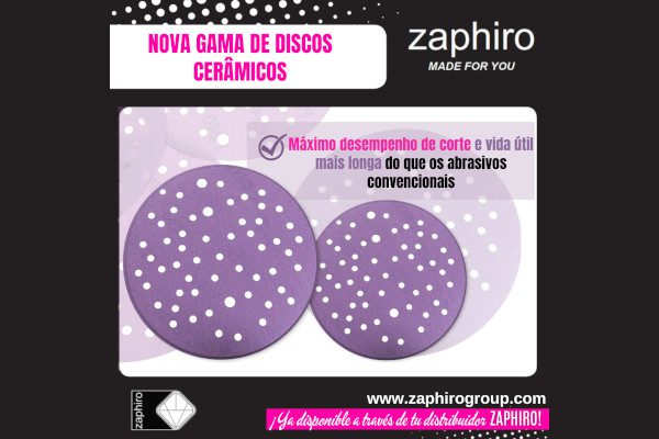 ZAPHIRO lança novos discos abrasivos cerâmicos - Check-up Media
